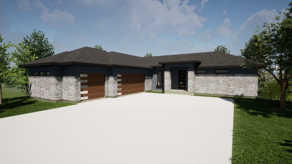 Modern Prairie Ranch Plans 100 - Ware Design Build